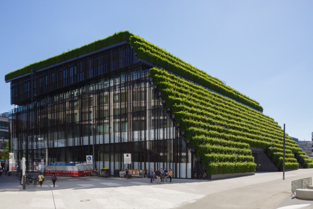 Green island in the city with building greening - World Green ...