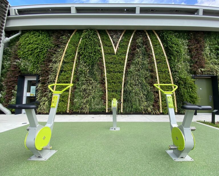 McDonald’s created a green flagship restaurant in Orlando, Florida ...