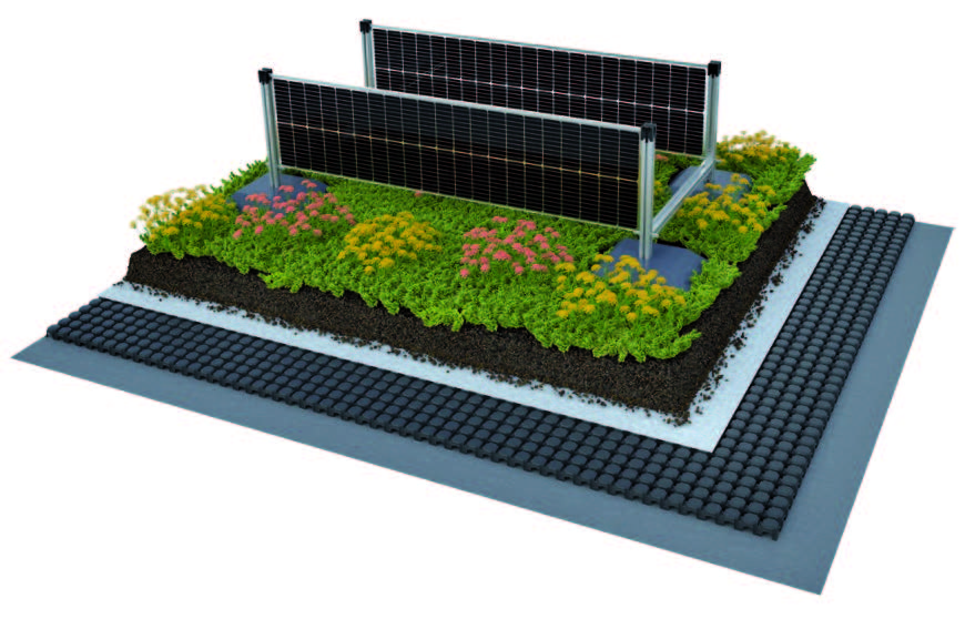 The vertical PV system for green roofs: Advantages that impress - World ...